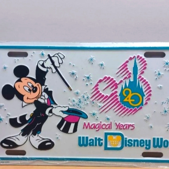 Disney | Other | Walt Disney World 2th Anniversary License Tag | Poshmark